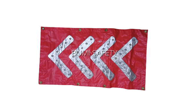 LED Flashing Arrow Canvas Weatherproof