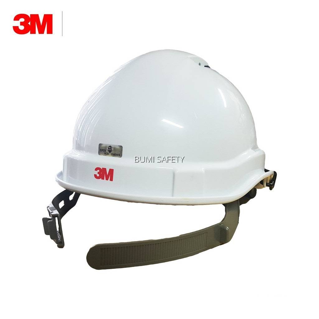 3M M-601S Slide-Lock Safety Helmet White