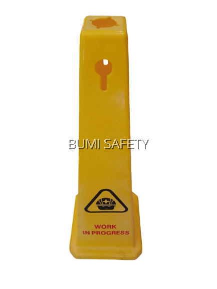 Caution Sign Yellow Square Cone