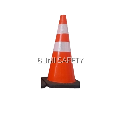 PVC Safety Cone Rubber Base 30" 4.5kg