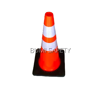 PVC Safety Cone Rubber Base 30" 4.5kg