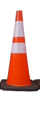 PVC Safety Cone Rubber Base 30" 3.5kg